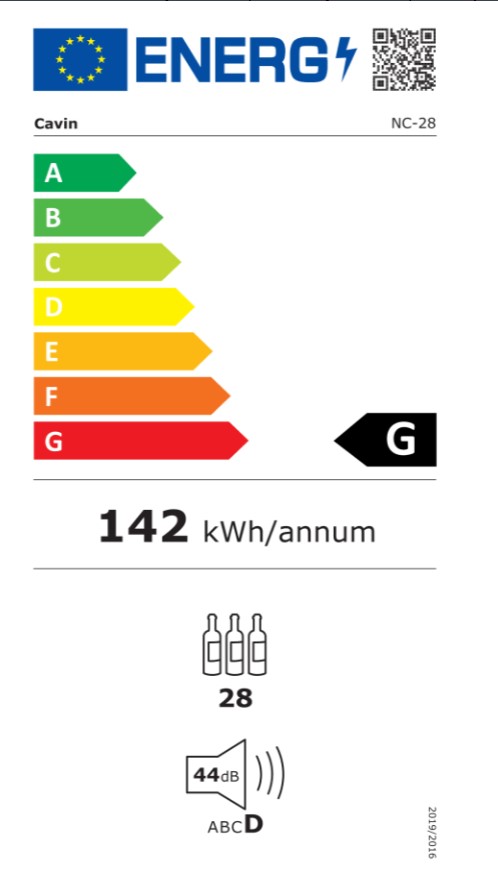 Samostojeći hladnjak za vino Northern Collection NC-28B - hladnjaci.com